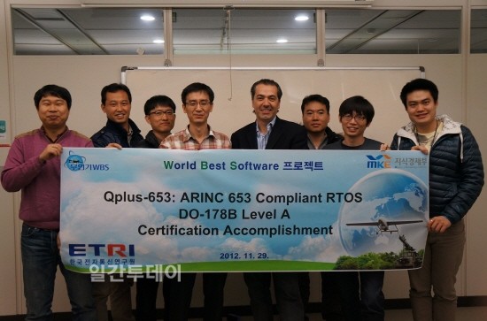 ETRI, 항공 표준OS로 최고 신뢰성 인증받아
